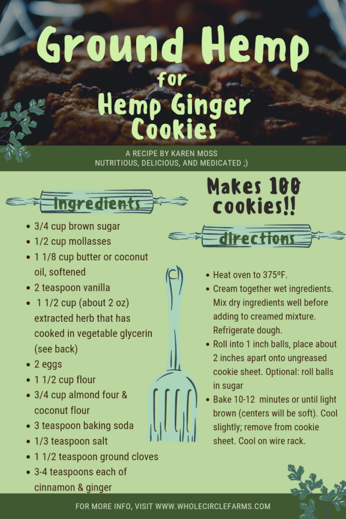 Ground Hemp - Perfect for baking | Whole Circle Farms